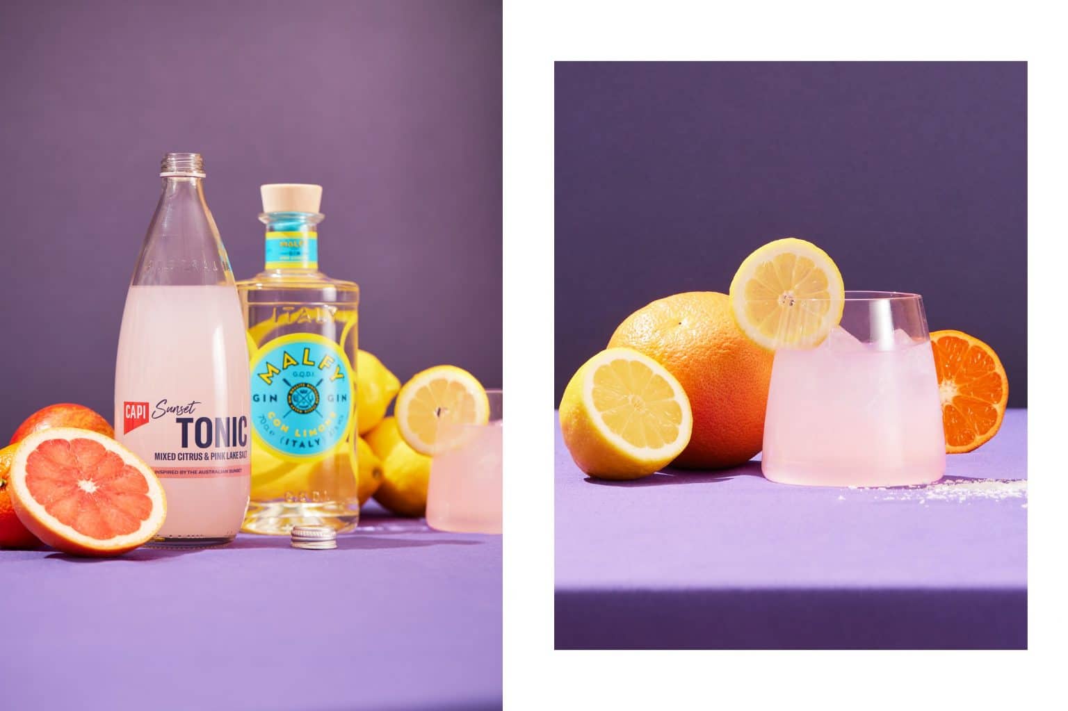 Meet your new summer drink: CAPI Sunset Tonic & Malfy Gin