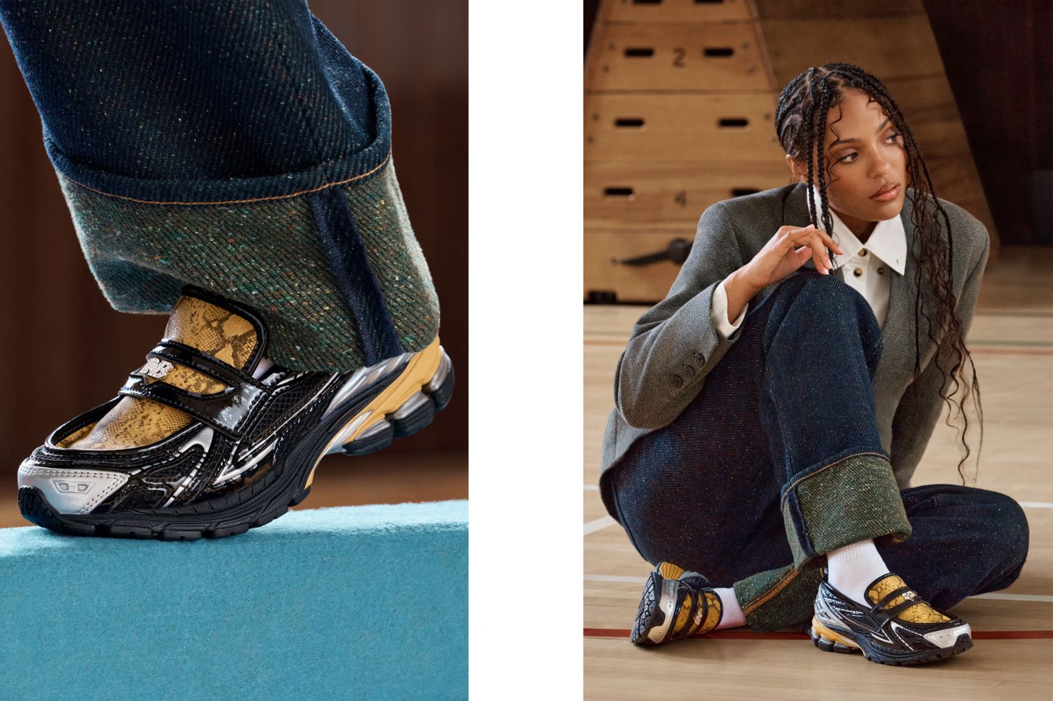 GANNI and New Balance just released a 'snoafer' for spring - RUSSH